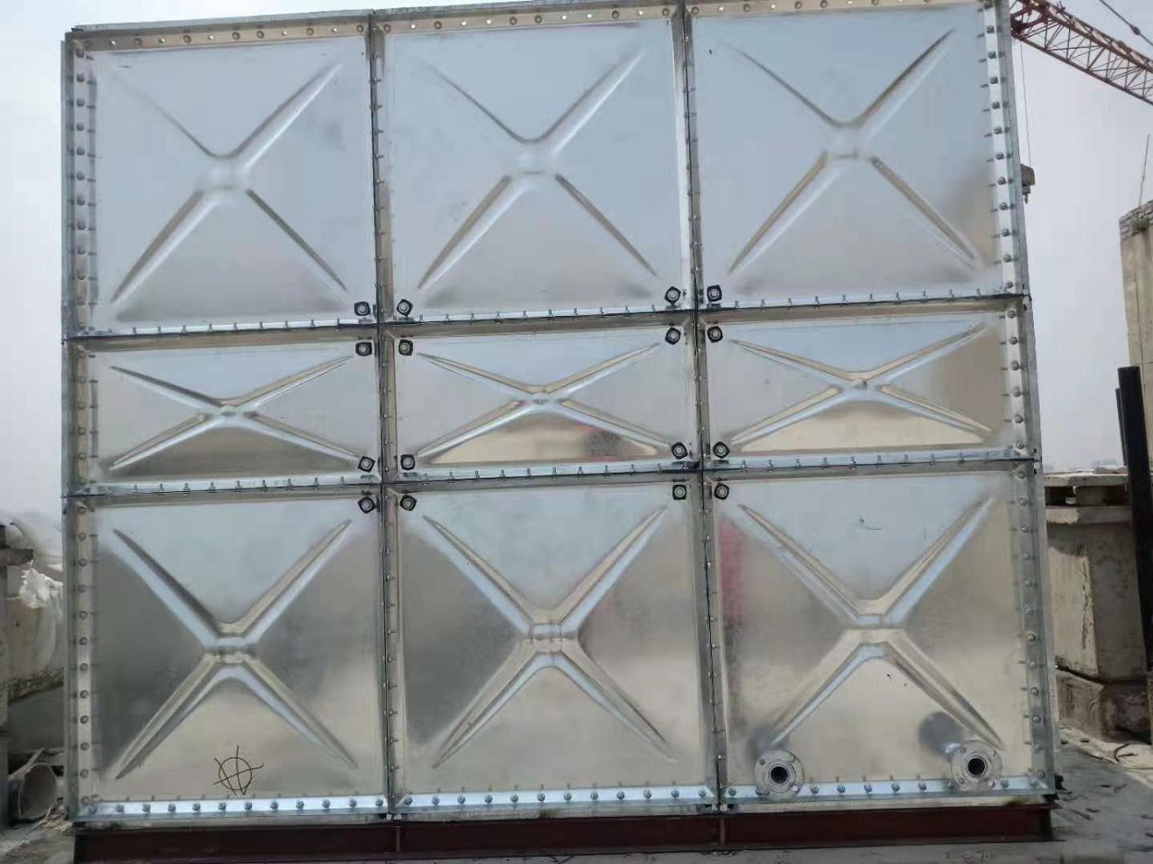 组合式不锈钢给水箱-郑州泓汇供水设备有限公司