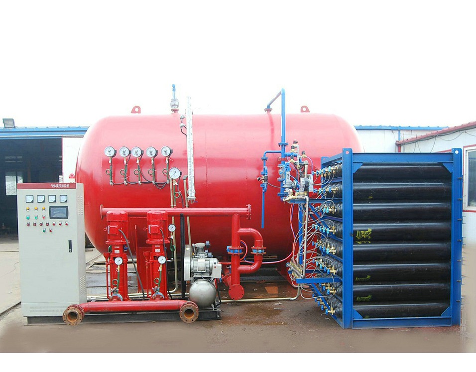 气体顶压给水设备_郑州泓汇供水设备公司